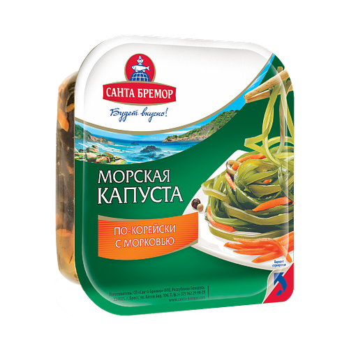 Морская капуста Санта Бремор по-корейски с морковью 150г - Lochin