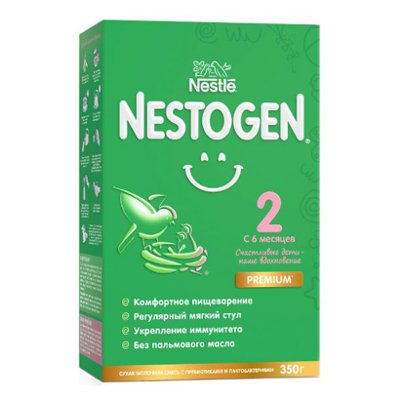 Смесь молочная сухая Nestogen Nestle Premium 2 с 6 месяцев 300г - Lochin